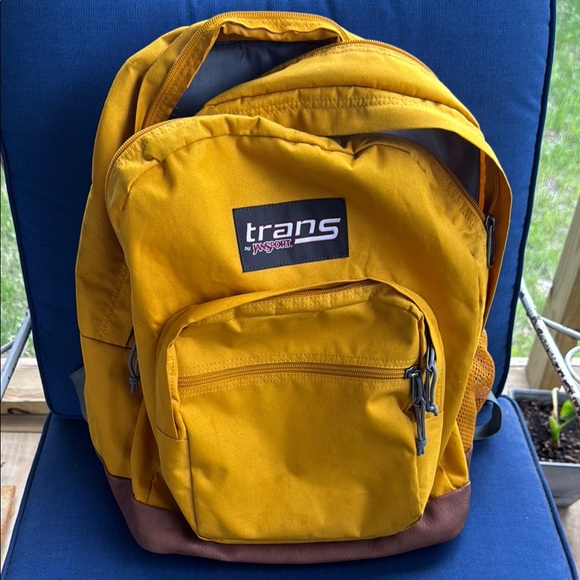 Jansport | Bags | Jansport Yellow And Brown Classic Backpack | Poshmark